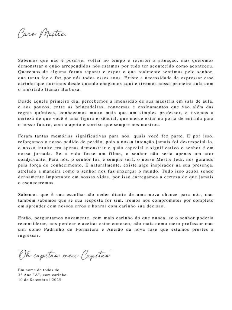 Black and White Calligraphy Beautiful Classic Thank You Letter_20250909 ...