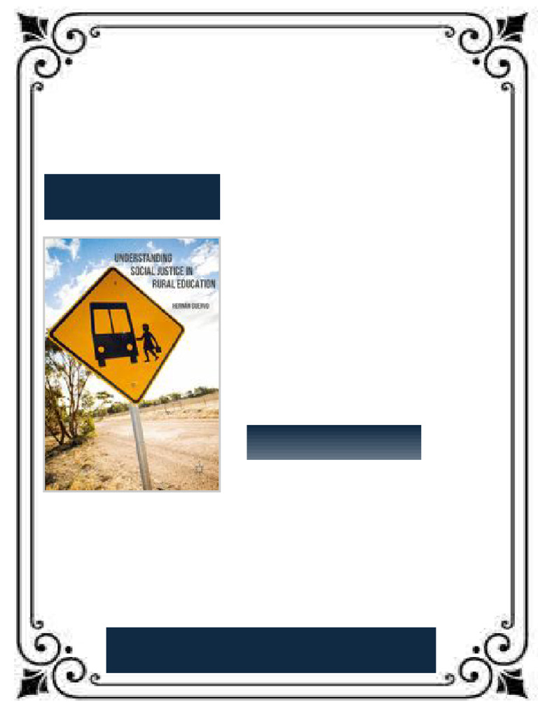 Understanding Social Justice in Rural Education 1st Edition Hernán ...