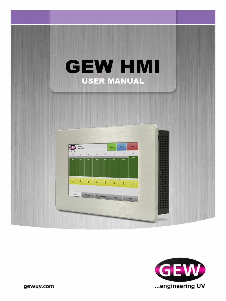 GEW HMI User Manual Overview | PDF