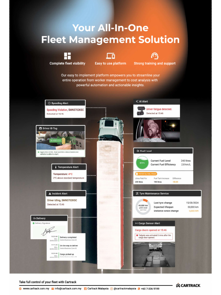 Cartrack 'All in One' Fleet Management System | PDF