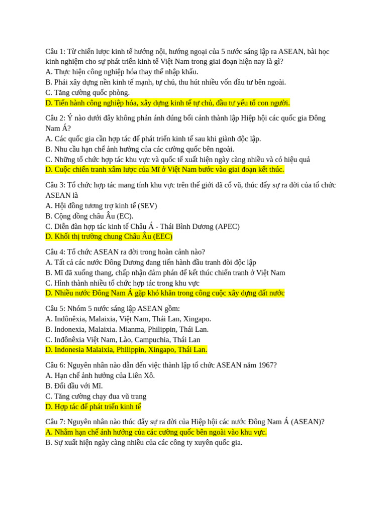 Sử ôn tập GKI - ANS | PDF