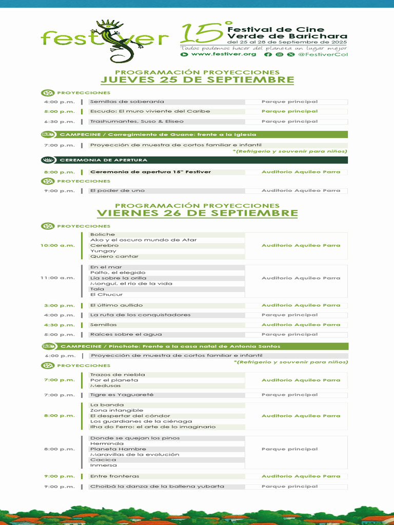 Festiver 2025 Programa | PDF