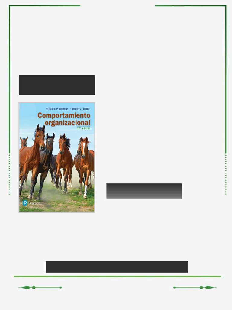 Comportamiento organizacional 17th Edition Stephen P Robbins Timothy A ...