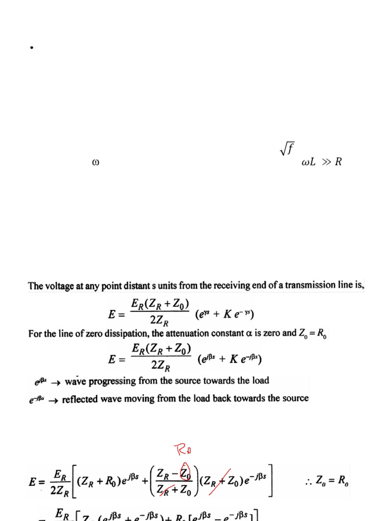 High-Frequency Line Analysis Techniques | PDF