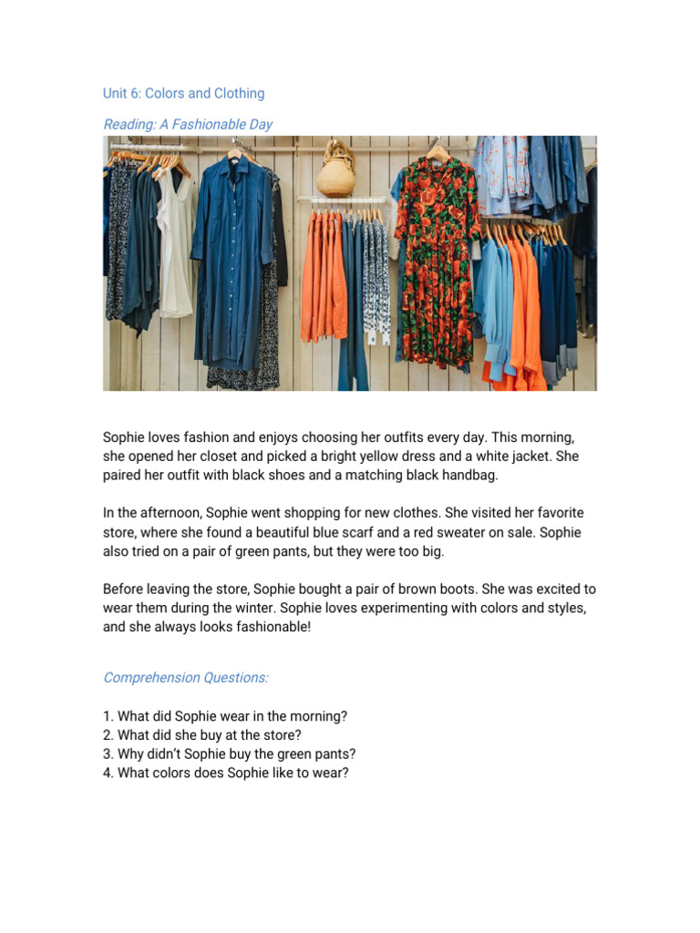 Beginner صور 6 | PDF | Clothing | Adjective