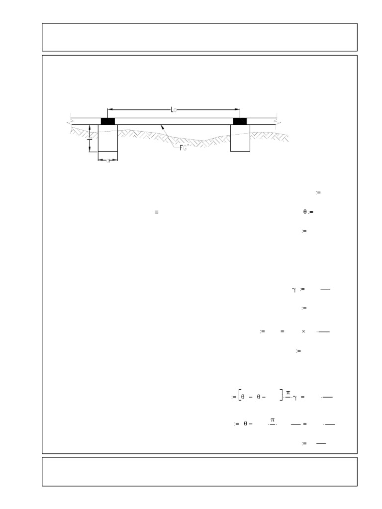 Mathcad - Paso de Quebrada 4 Mts | PDF | Ingeniería mecánica | Física ...