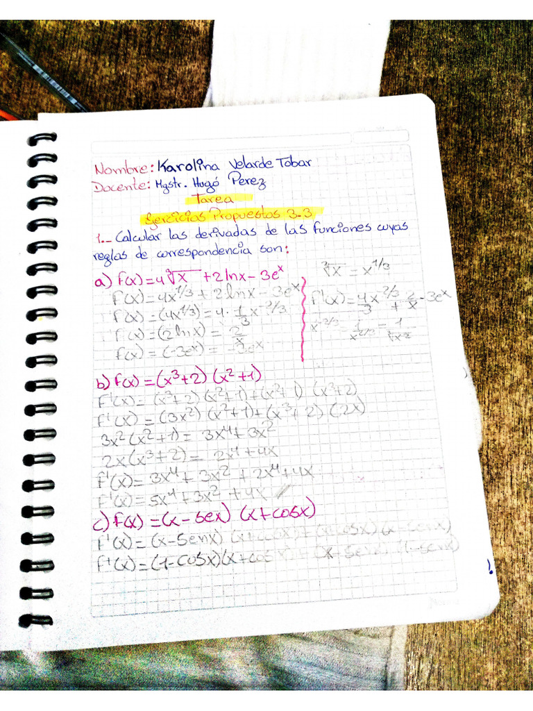 Ejercicios 3.3 | PDF