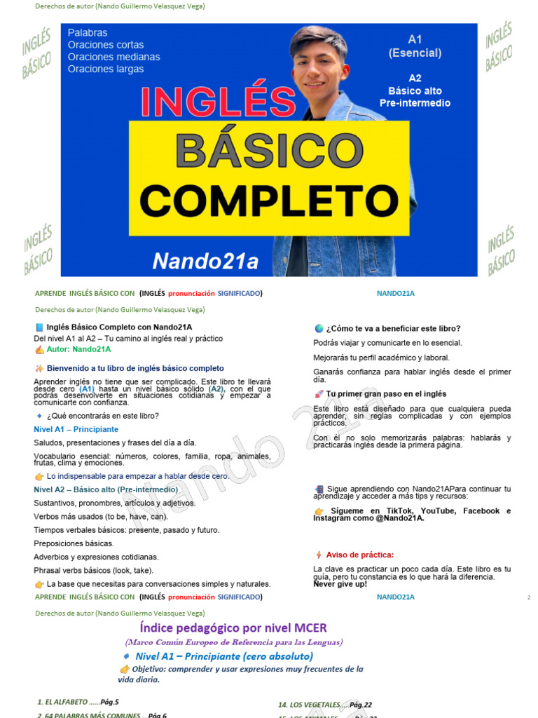 Inglés Básico Completo (Con Nando21a)-2 | PDF | Sustantivo | Color