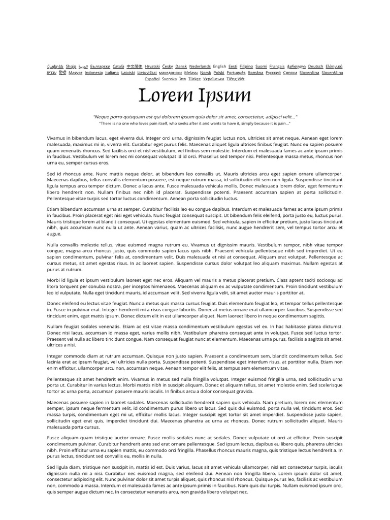 Lorem Ipsum - All the Facts - Lipsum Generator 3 | PDF