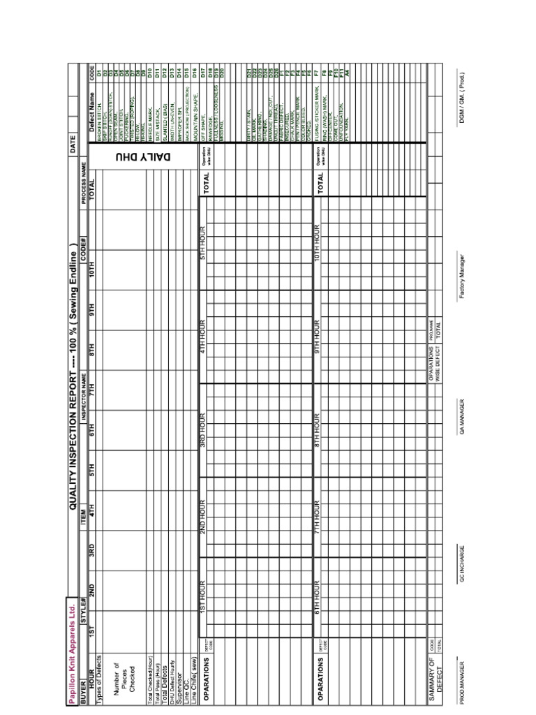 End Line Reports | PDF