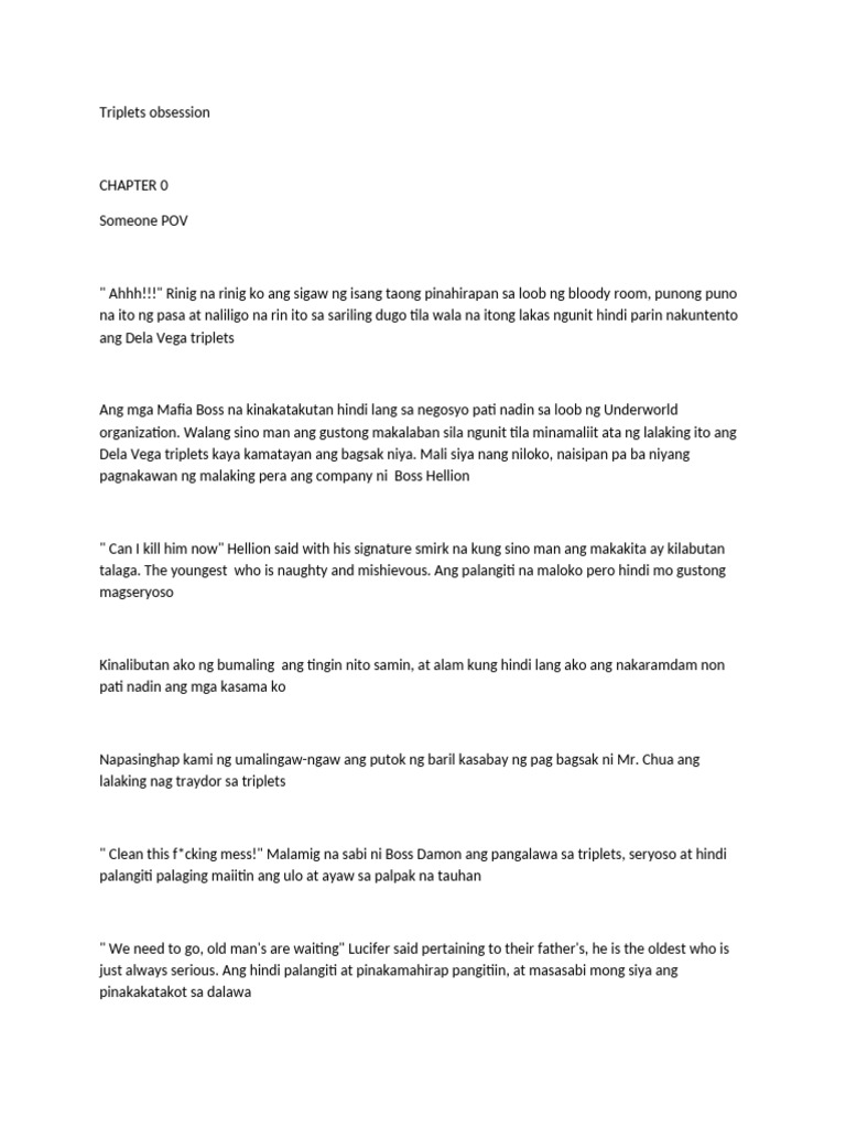 Triplets obsess-WPS Office | PDF