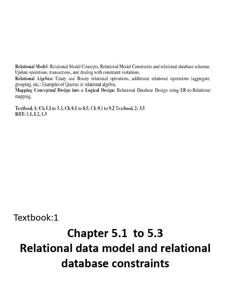Module-2.PPT | PDF | Relational Database | Relational Model