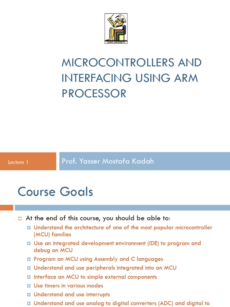 2.Microcontrollers & Interfacing Using ARM Processor | PDF ...