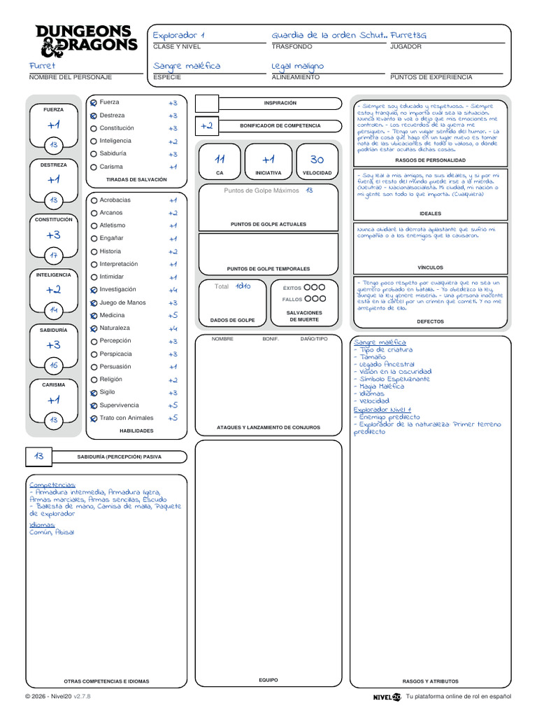 furret-nivel-1 | PDF