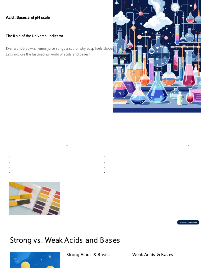 Understanding Acids, Bases, and pH Scale | PDF | Acid | Ph