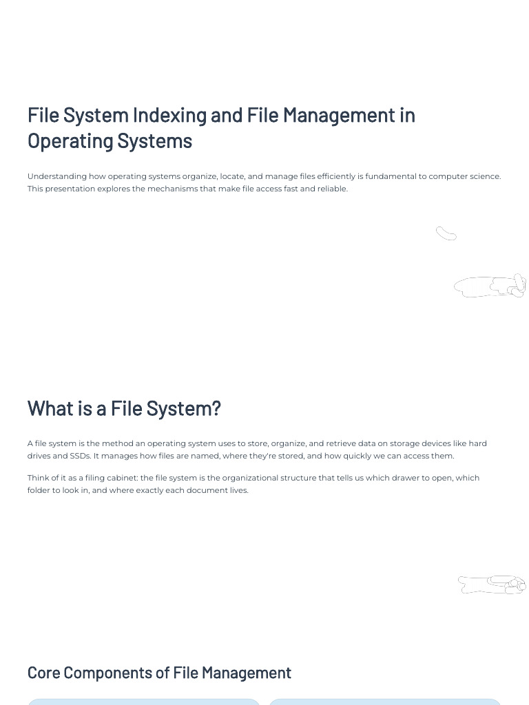 File System Indexing & Management Explained | PDF | File System ...