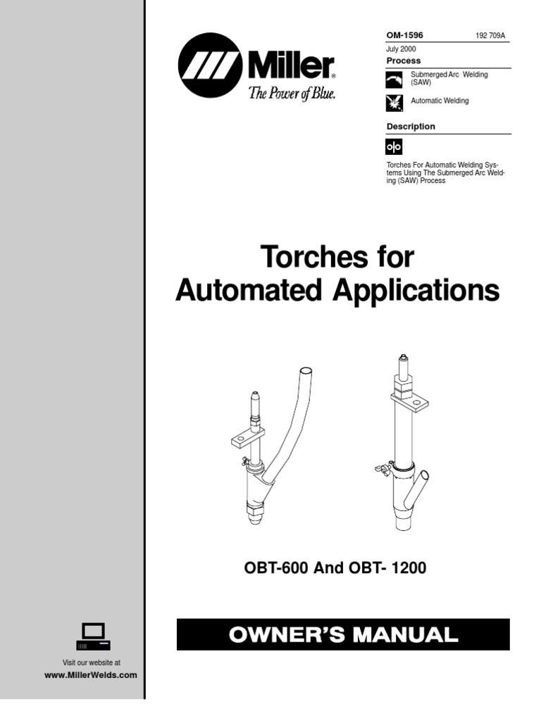 Obt-600 Torch | PDF | Welding | Construction