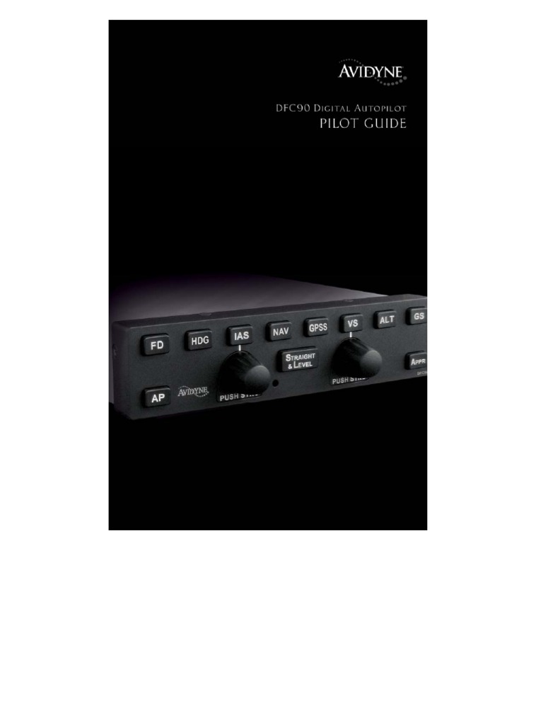 DFC90 Digital Autopilot Pilot Guide | PDF | Aircraft Flight Control ...