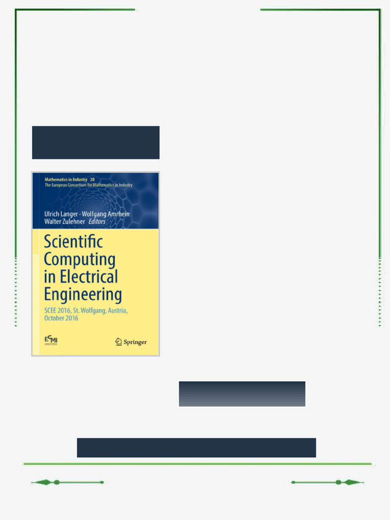 (Ebook PDF) Scientific Computing in Electrical Engineering 1st edition ...