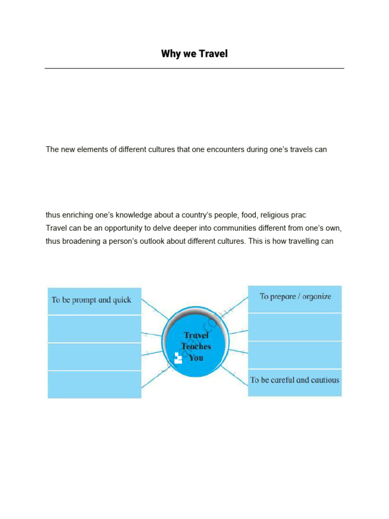 Why we Travel_ | PDF | Adverb | Verb