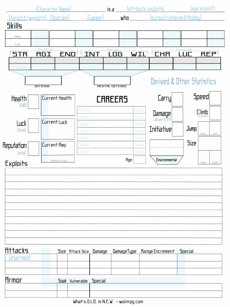 NEW - PC Sheet (July 2014) | PDF