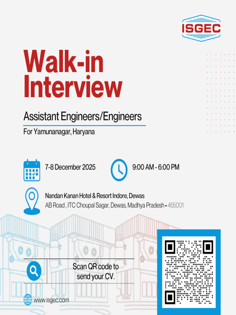 Walk-in Interviews for Engineers in Indore | PDF