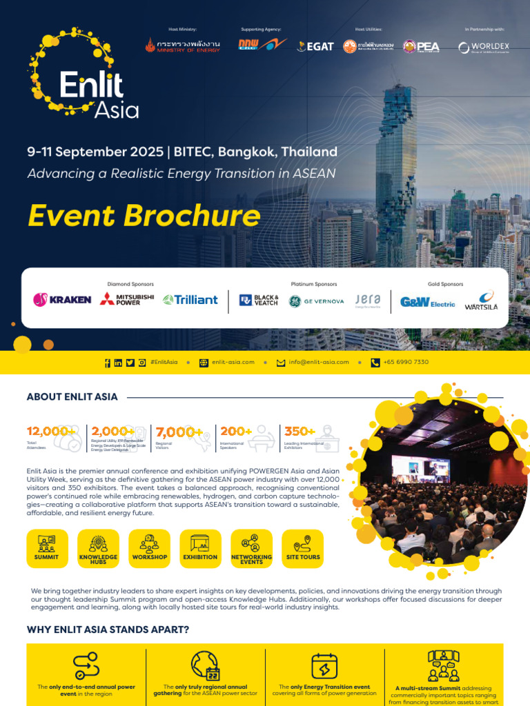 Enlit Asia 2025: Energy Transition Summit | PDF | Climate Change ...