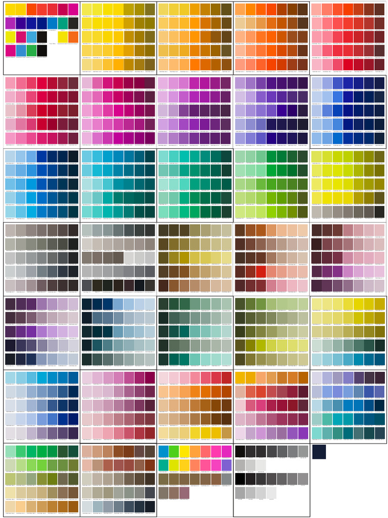 PANTONES colorimetría | PDF | Psicofísica | Procesamiento de imágenes