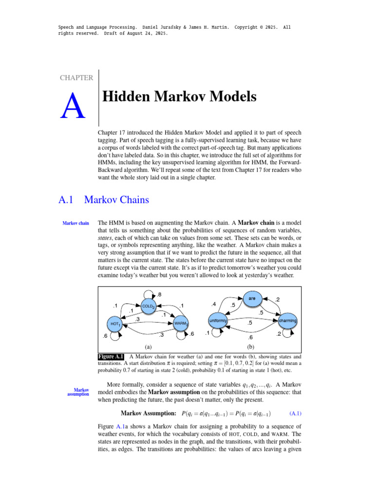 Hidden_Markov_Models_1766068465 | PDF | Mathematics | Statistical Models