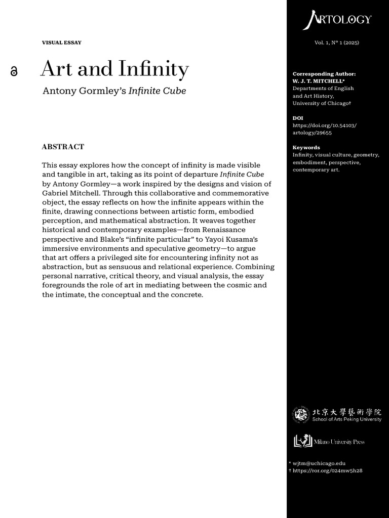 Artology Mitchell Art&Infinity 251126 | PDF | Infinity | Perspective ...