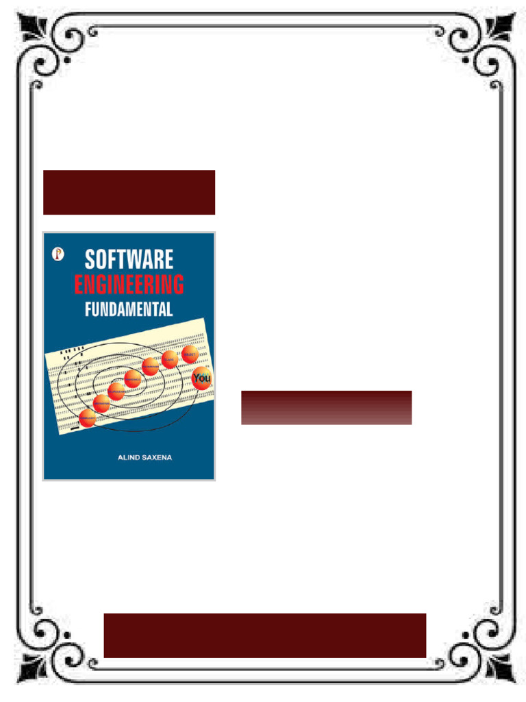 Software Engineering Fundamental 1st Edition Alind Saxena eBook verified download | PDF