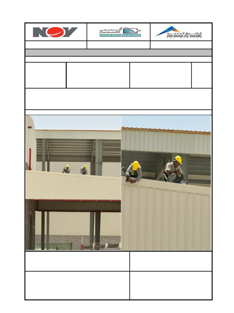 Safety Violation Report: Work at Height | PDF