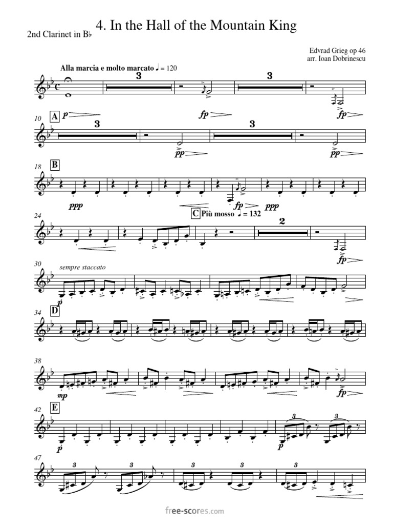 (Free Scores - Com) Grieg Edvard Peer Gynt Suite The Hall The Mountain ...