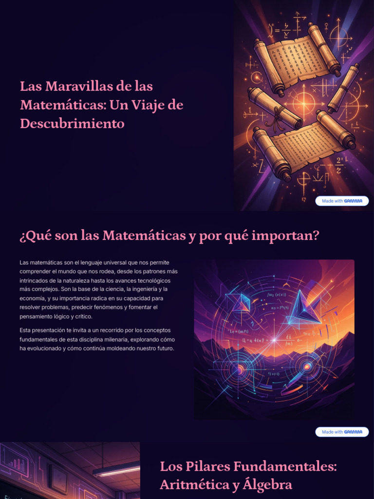 Las-Maravillas-de-las-Matematicas-Un-Viaje-de-Descubrimiento | PDF ...