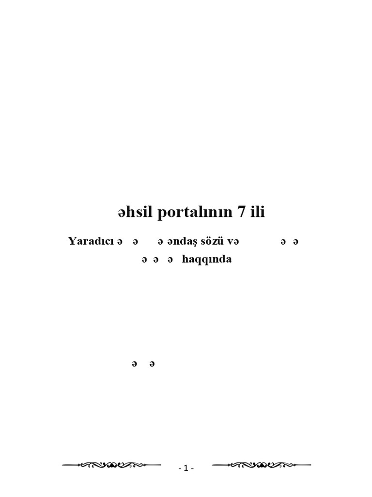 Tehsil Portalinin 7 Ili | PDF