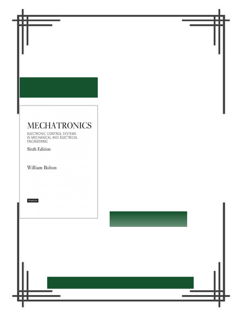 (Ebook PDF) Mechatronics Electronic Control Systems in Mechanical and Electrical Engineering 1st ...