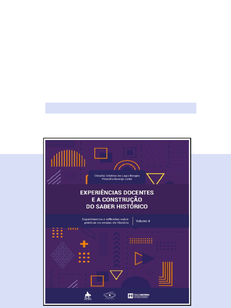 (Ebook) Experiências docentes e a construção do saber histórico by ...