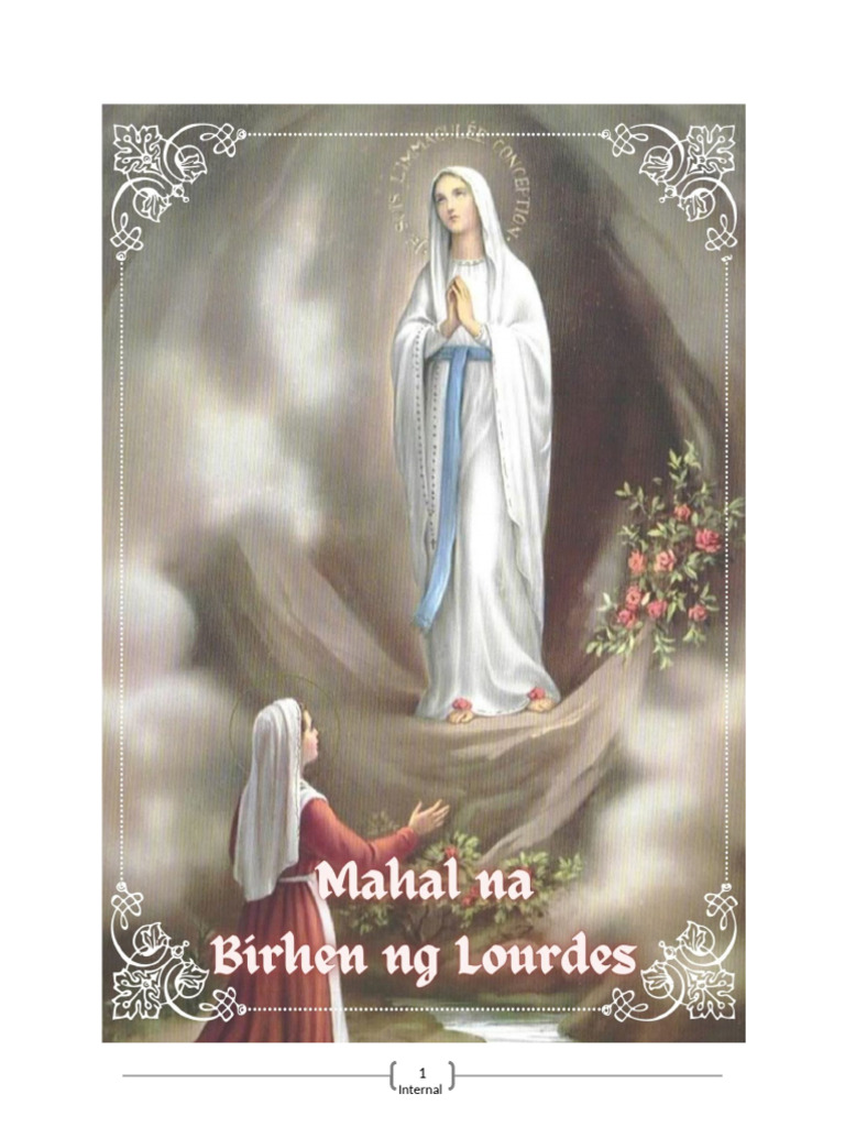 Nobena Sa Mahal Na Birhen NG Lourdes Final | PDF