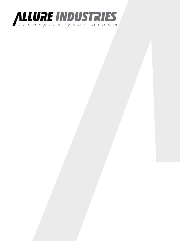 Company Profile - Allure Industries (Kirim) | PDF