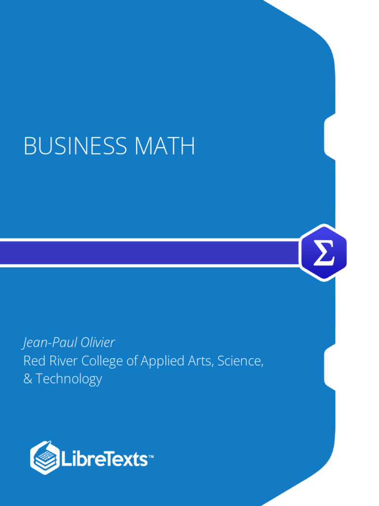 Business Math Textbook Overview | PDF | Interest | Present Value