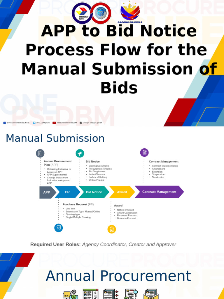 Manual Bid Submission Process Guide | PDF | System Software | Computing
