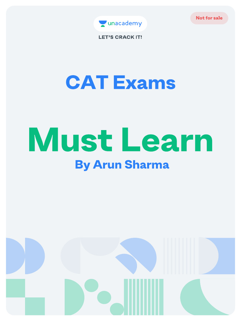 Arun Sharma Formula Book by Unacademy | PDF