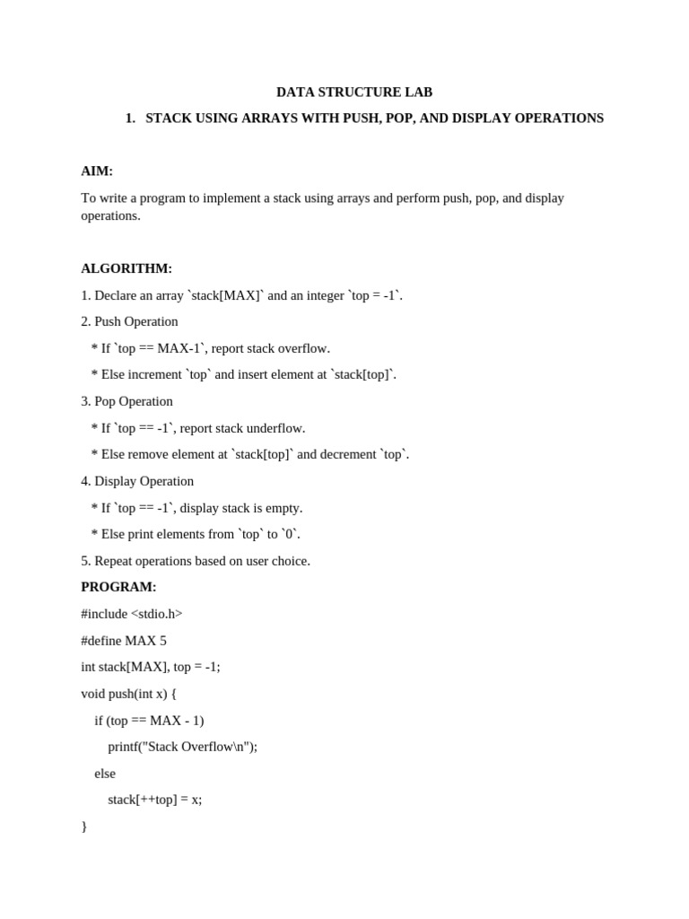 Data Structure Lab (1) | PDF | Queue (Abstract Data Type) | Computer Engineering