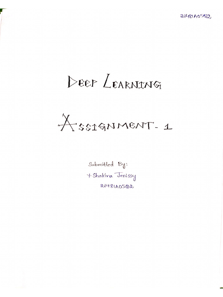 dl ass 1 | PDF