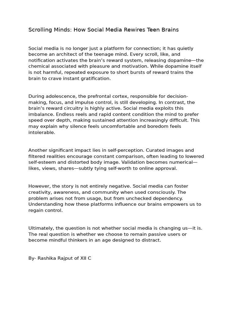 Scrolling Minds | PDF