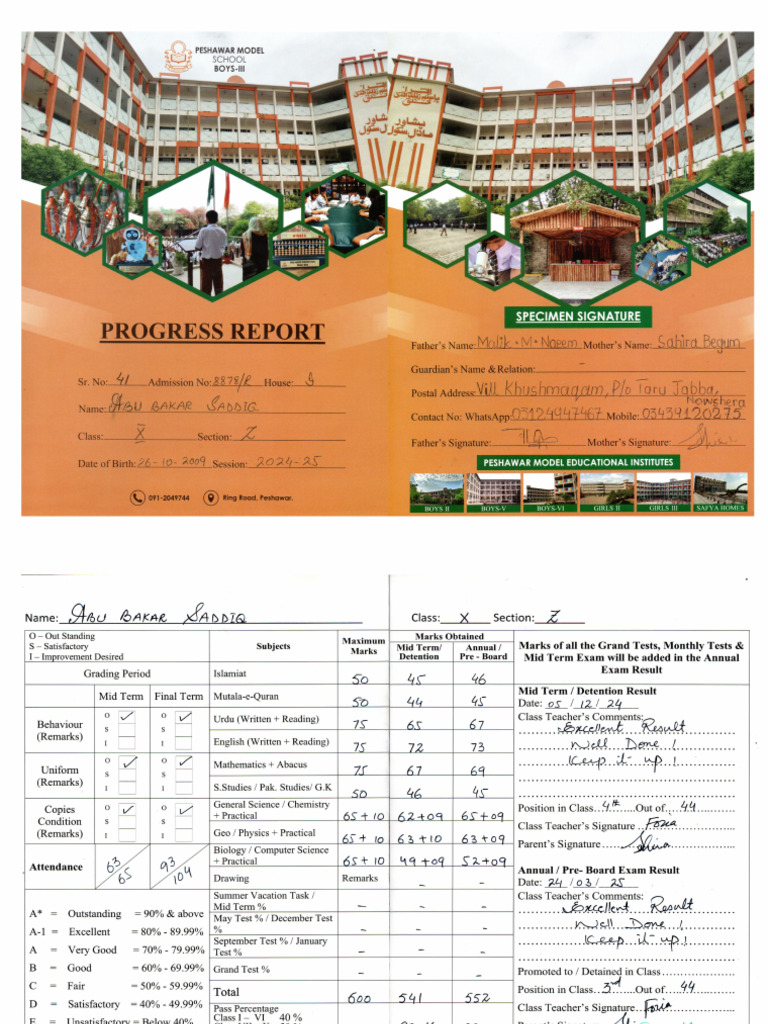 Abu Bakar Saddiq (Transcript) | PDF