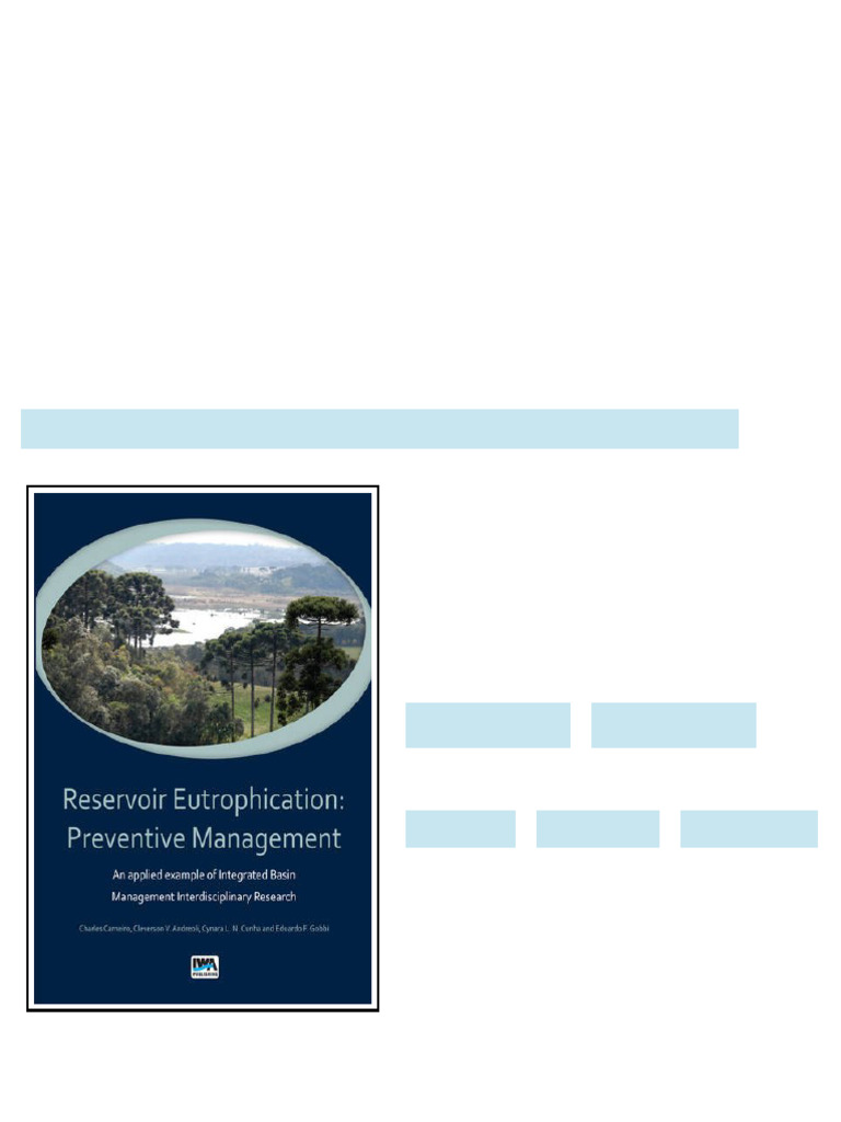 (Ebook) Reservoir Eutrophication: Preventive Management an Applied ...
