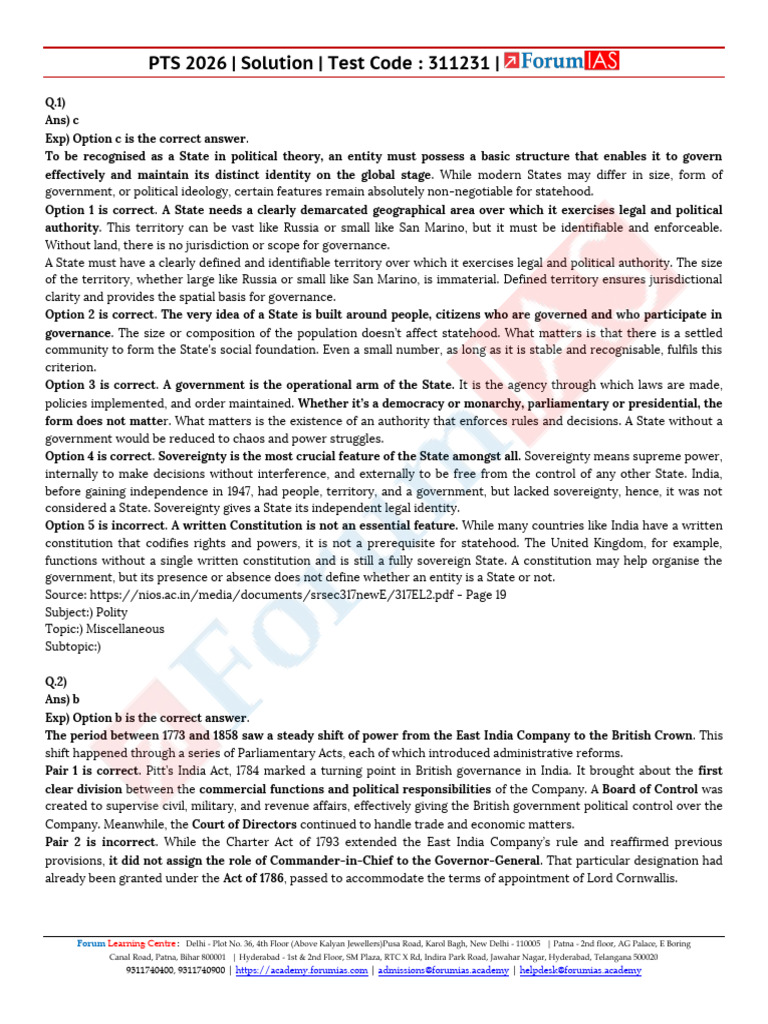 PTS-2026-Test-1_311231-Sol-Eng | PDF | Soil | Government