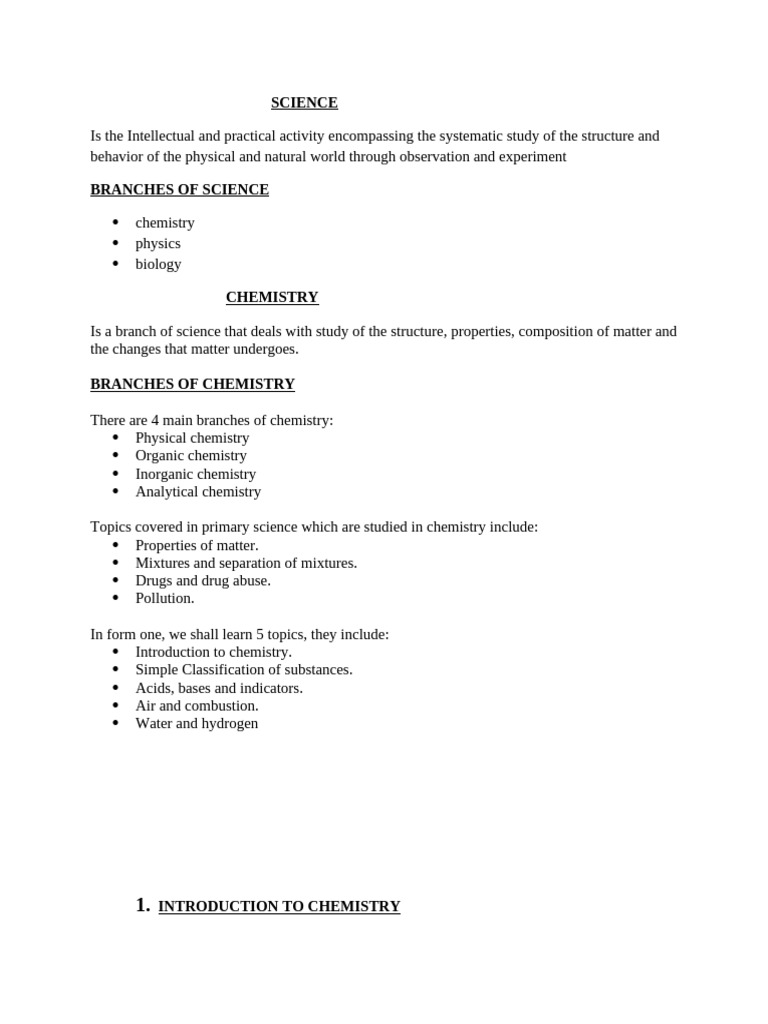 Form 1 chem | PDF | Mixture | Liquids