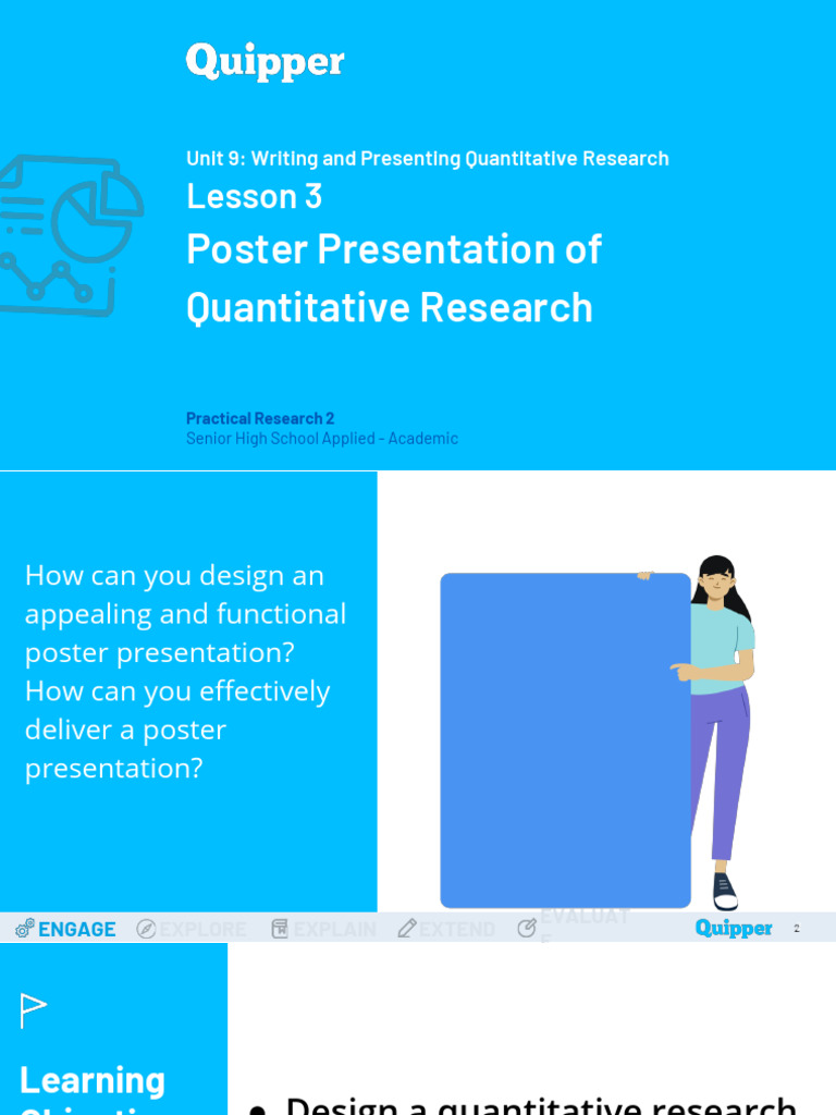 UNIT 9 LESSON 3 Poster Presentation of Quantitative Research | PDF ...